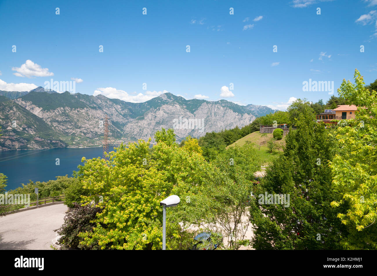 Lago Di Garda from Mount Baldo Stock Photo - Alamy