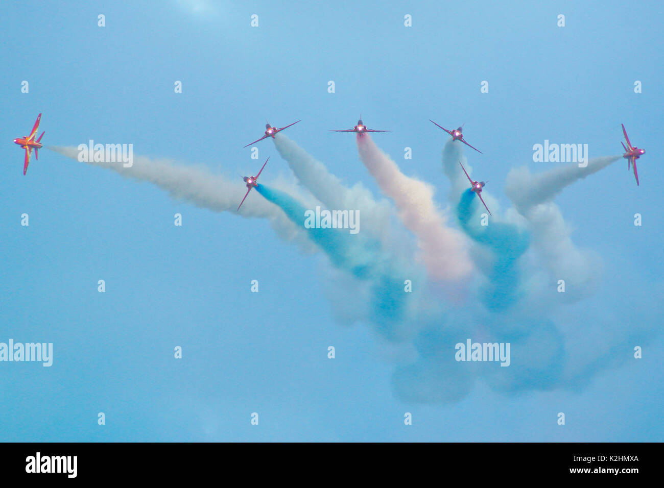 Red arrows planes hi-res stock photography and images - Alamy