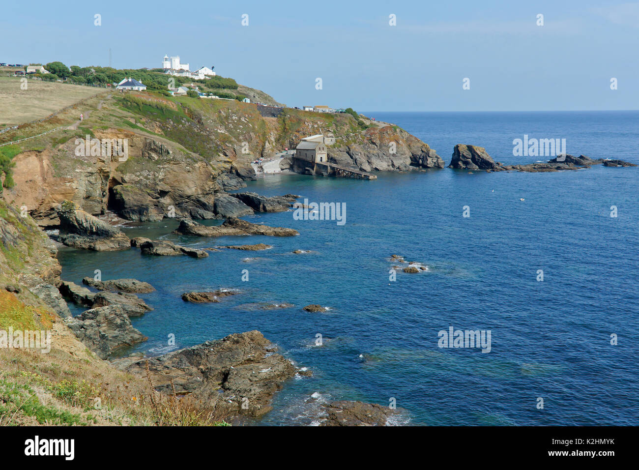 The coastline of Lizards Point in Cornwall, UK Stock Photo - Alamy