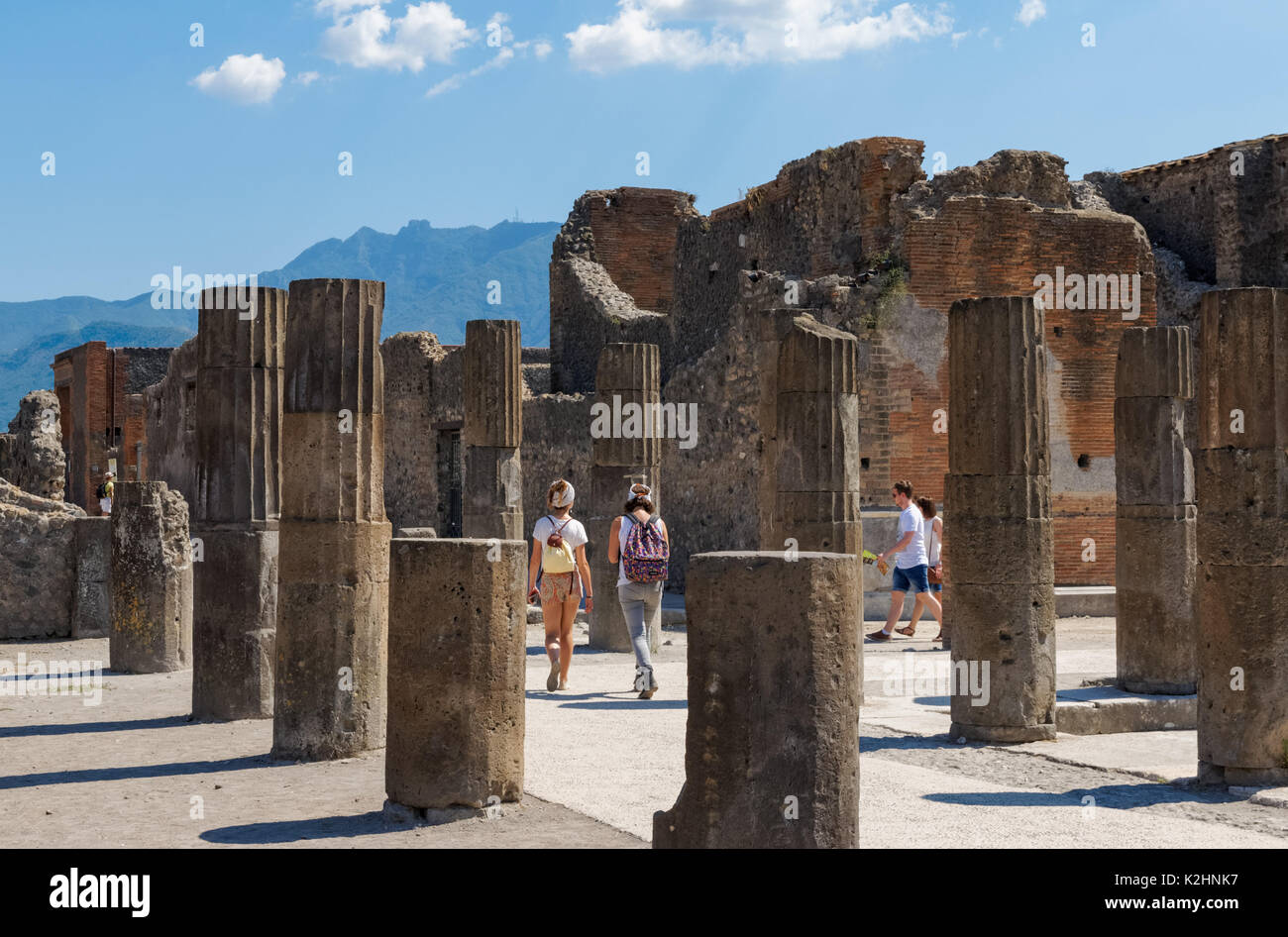 Pompeii main square hi-res stock photography and images - Alamy