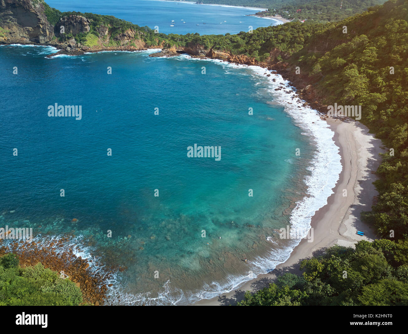 Drone aerial travel marine resort hi-res stock photography and images ...