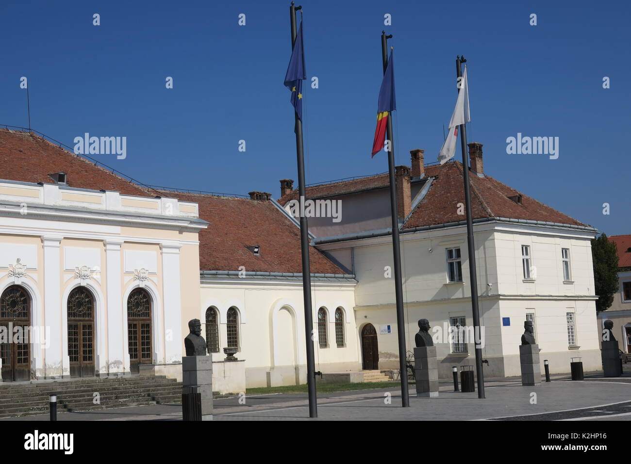 Alba Iulia, colorful city in Alba Country, maintained and well-kept old ...