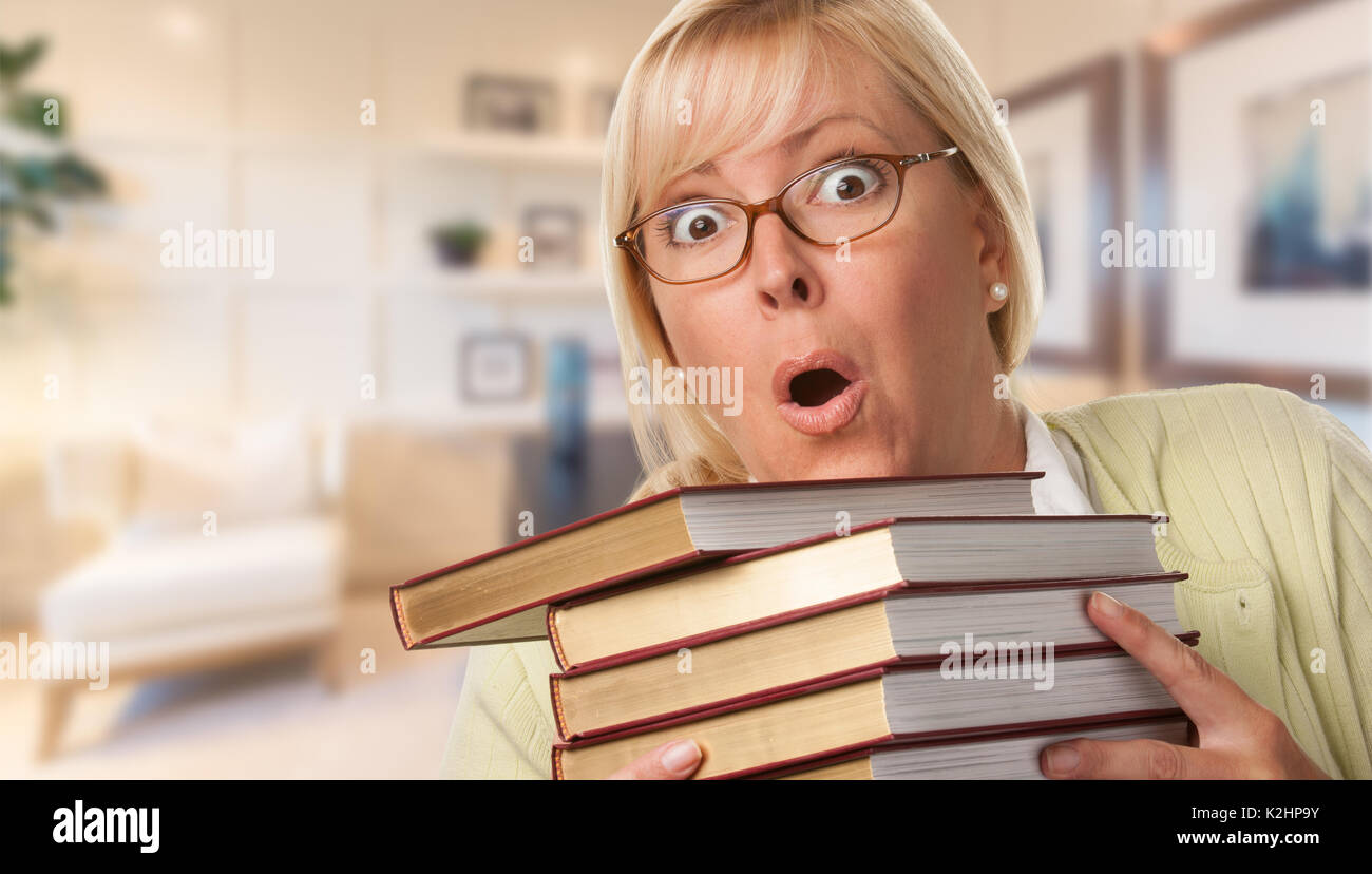 Flustered woman and study hi-res stock photography and images - Alamy