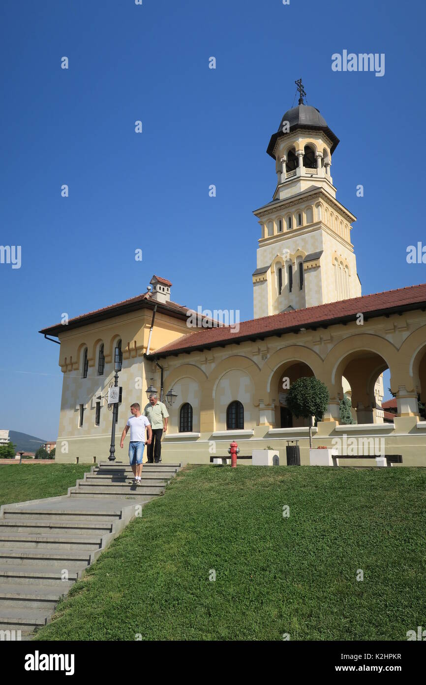 Alba Iulia, colorful city in Alba Country, maintained and well-kept old ...