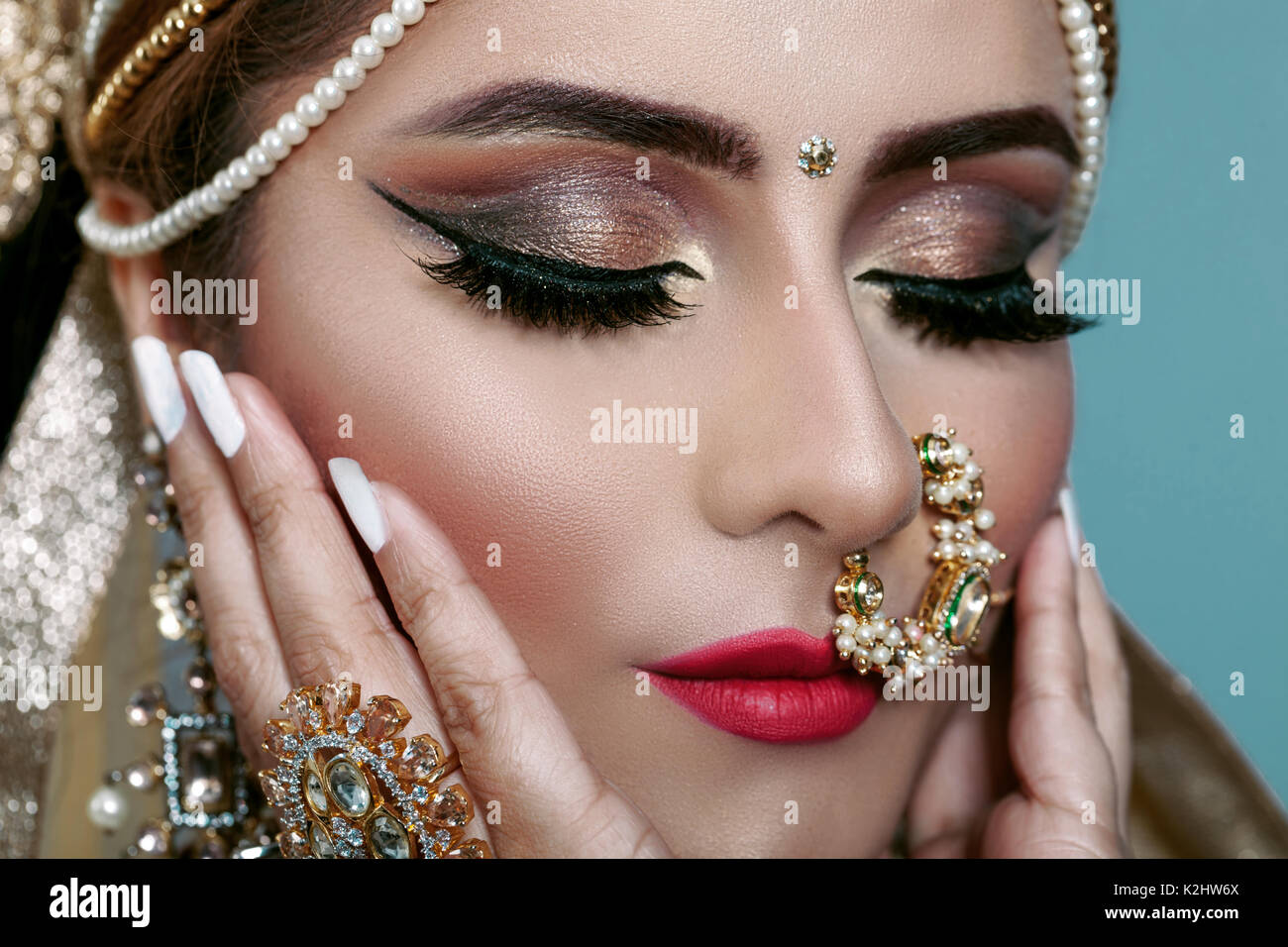 Indian Costume Face Makeup