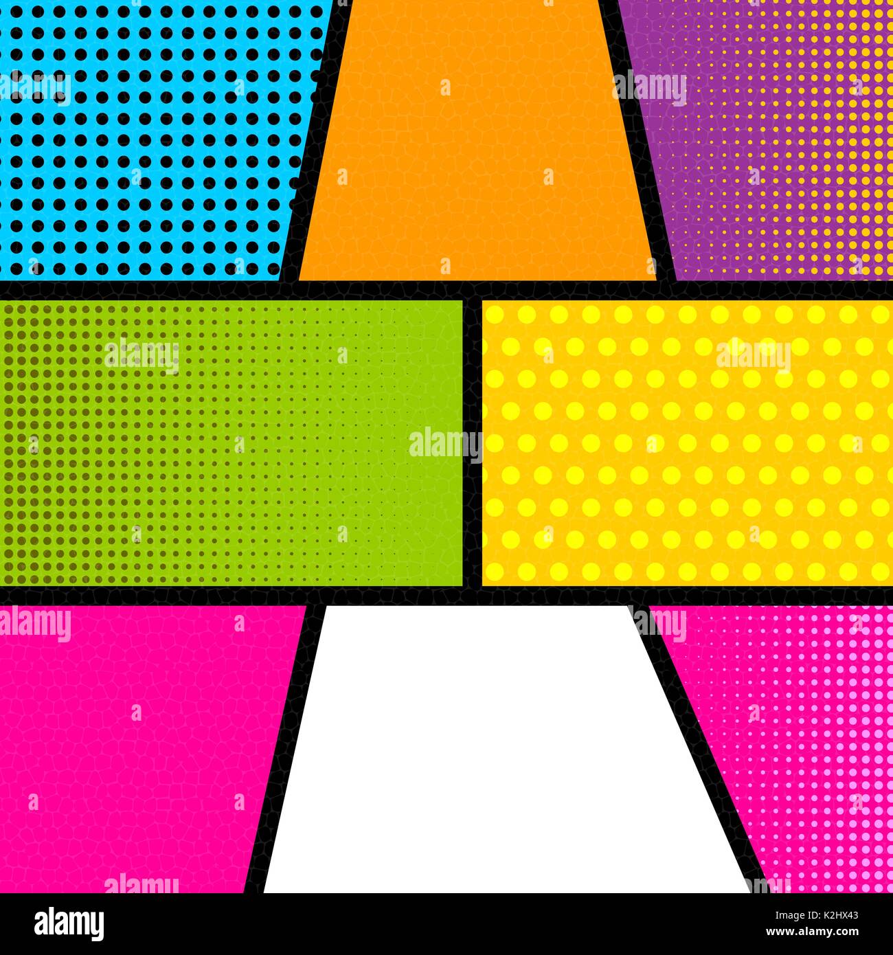 Pop art comic book strip background Stock Vector Image & Art - Alamy