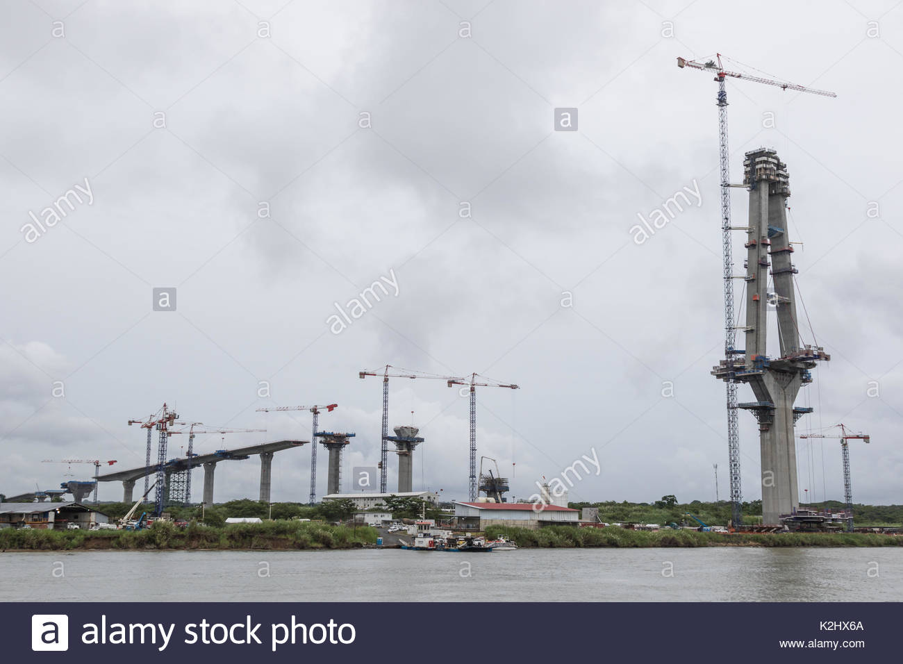 Girder Bridge Construction Stock Photos & Girder Bridge Construction ...