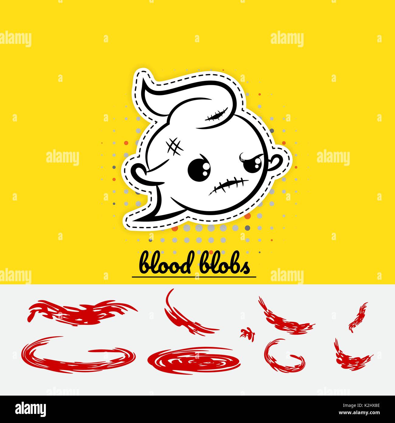 Poster party halloween ghost Stock Vector Images - Alamy