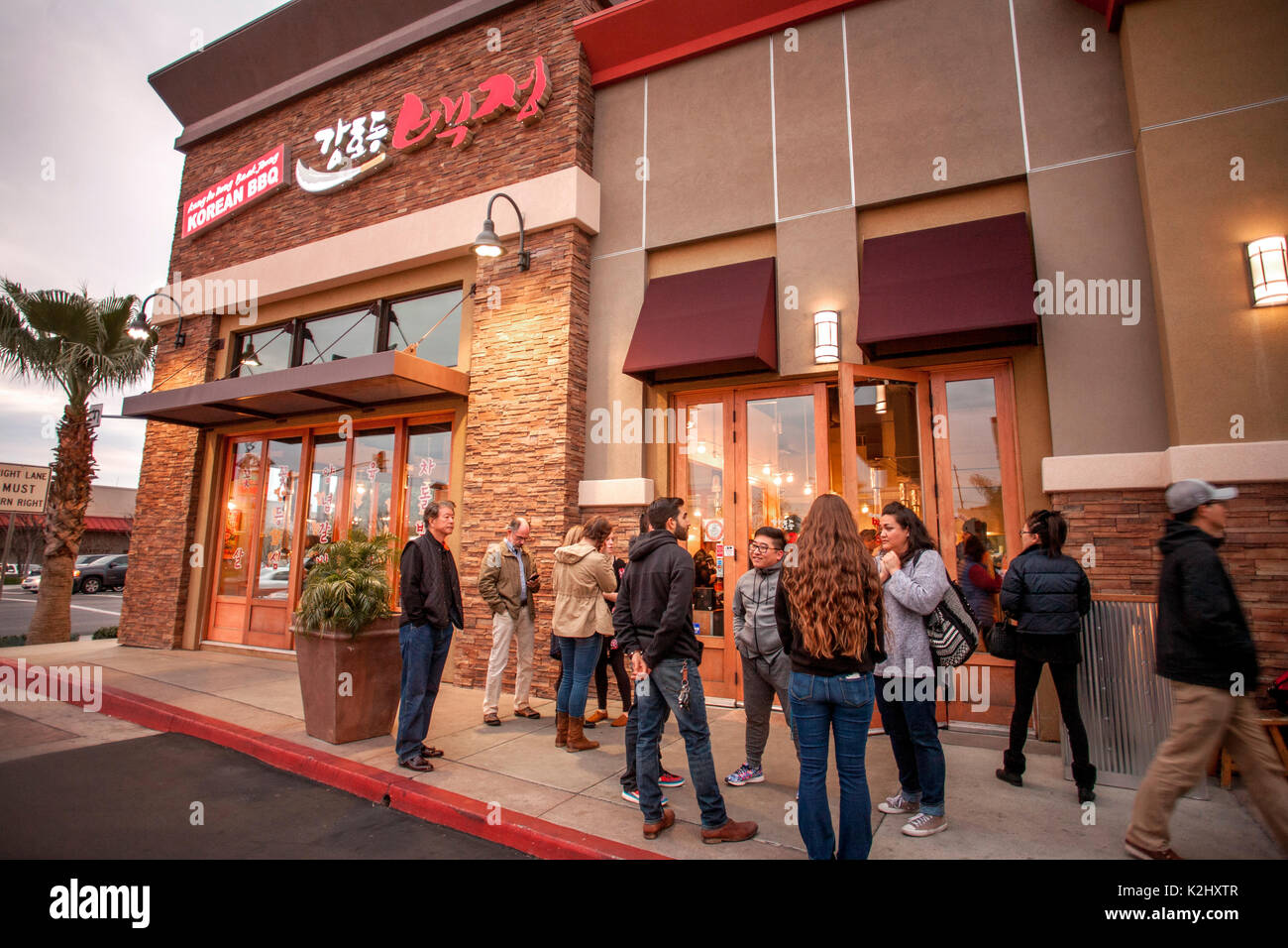 Line Outside Restaurant