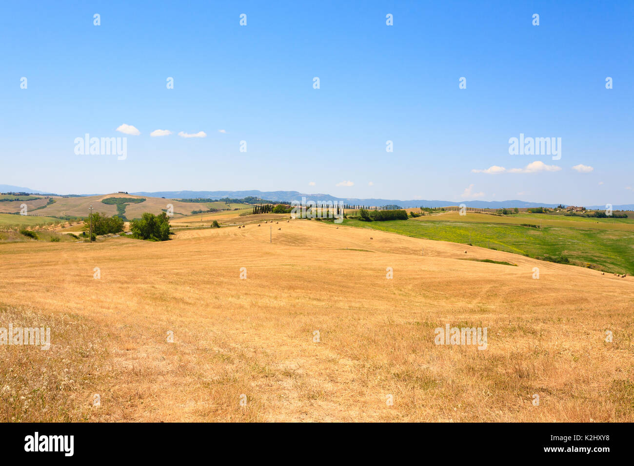 Tuscany hills landscape, Italy. Rural italian panorama Stock Photo - Alamy