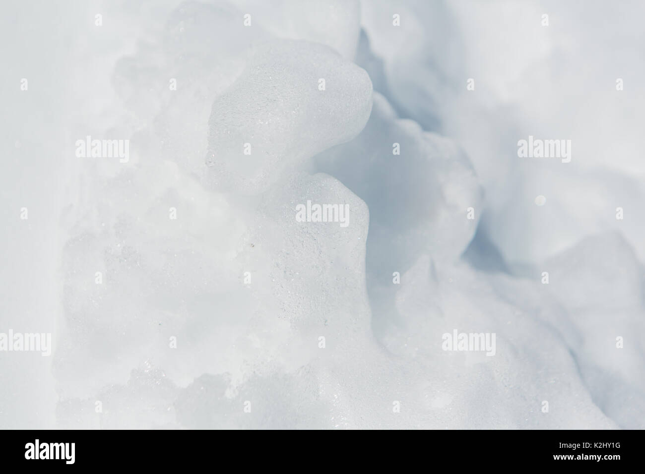 Melting snow white background in the mountains Stock Photo - Alamy