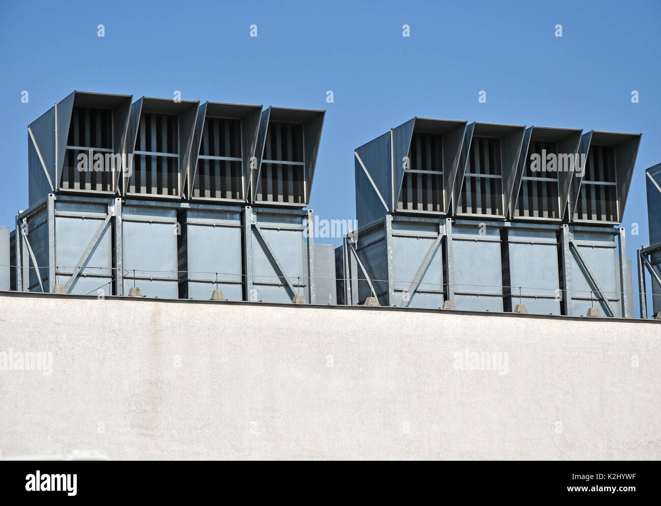 Air filters on the top of the power station Stock Photo - Alamy