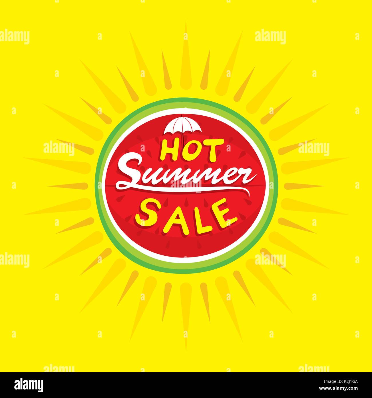 Hot summer sale poster design Stock Vector Image & Art - Alamy