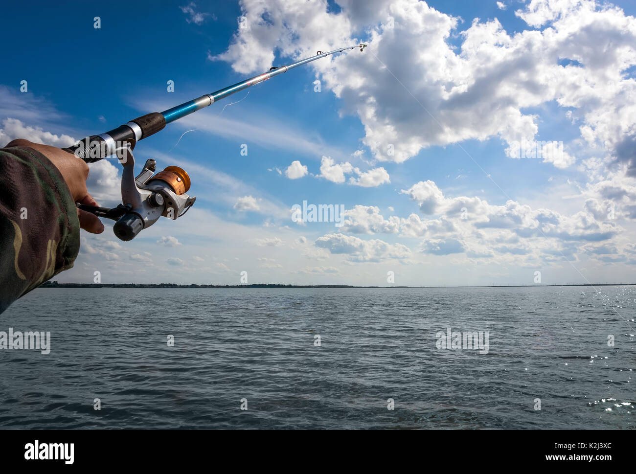 Hand fishing rod hi-res stock photography and images - Alamy