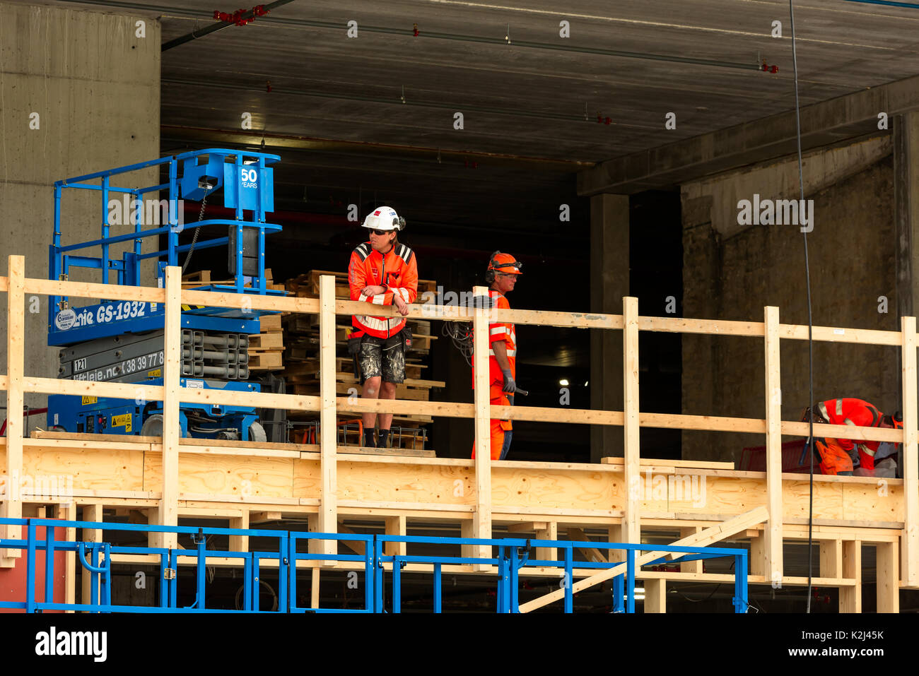 Construction railing hi-res stock photography and images - Alamy