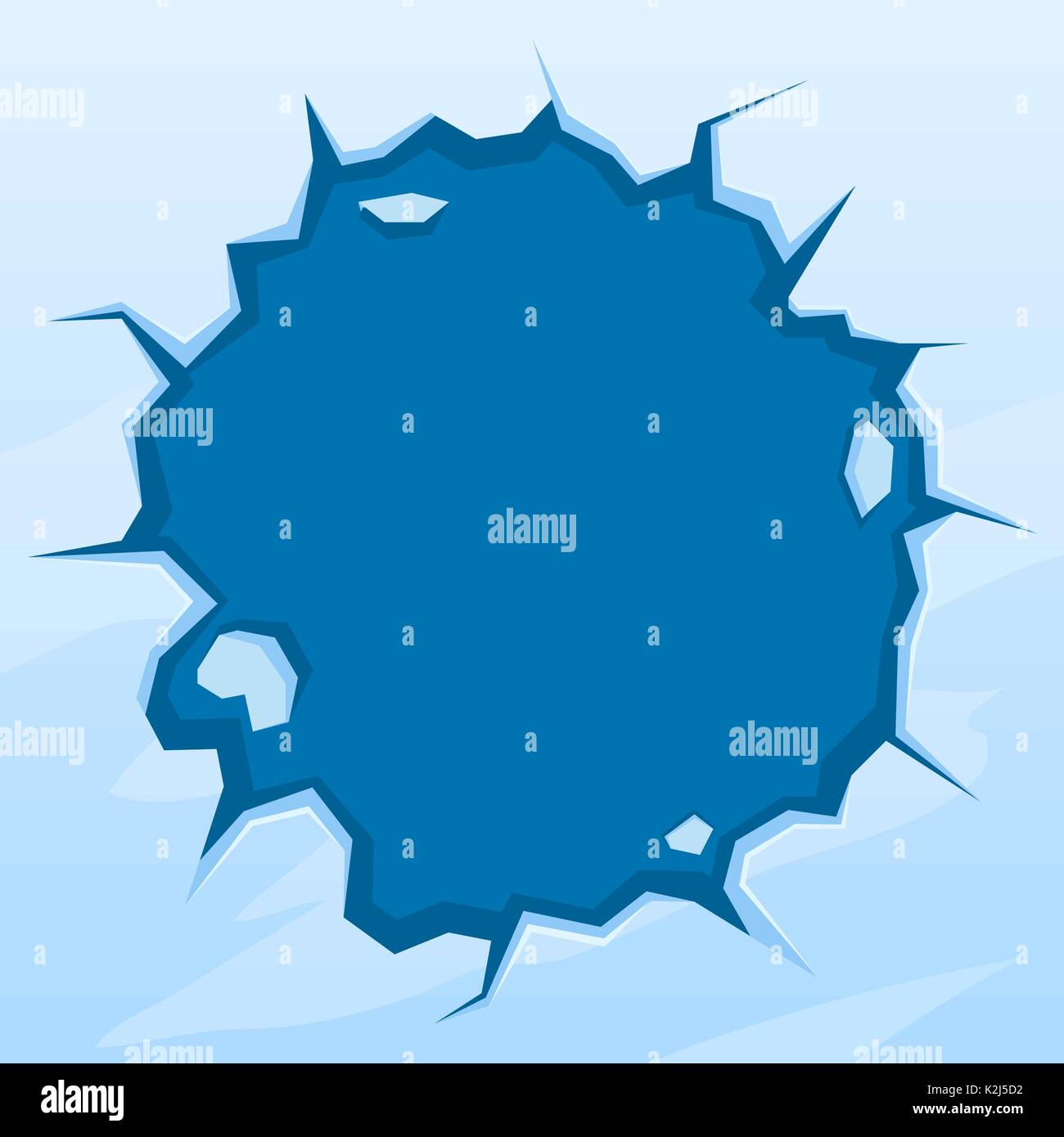 Round ice frame Stock Vector Image & Art - Alamy
