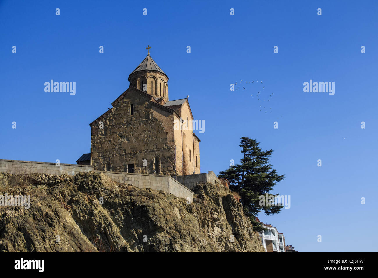 Metekhi Church of Assumption Stock Photo - Alamy