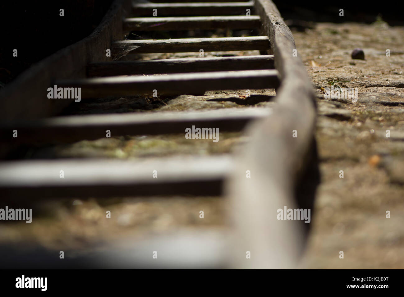 Old attic ladder hi-res stock photography and images - Alamy