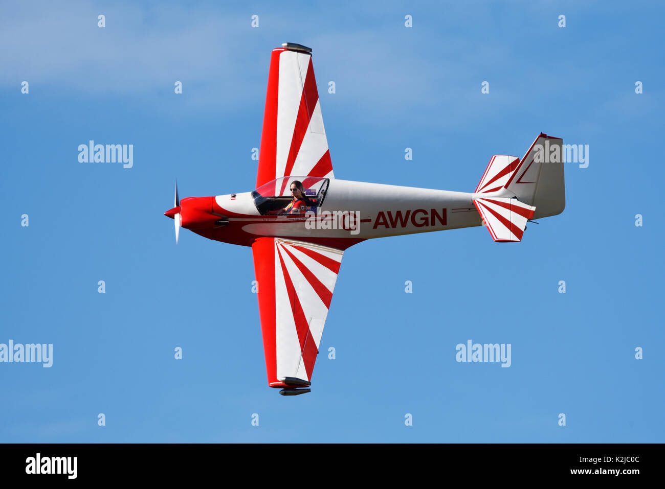 Lauren Richardson (married Wilson) displaying a Fournier RF4D motor ...