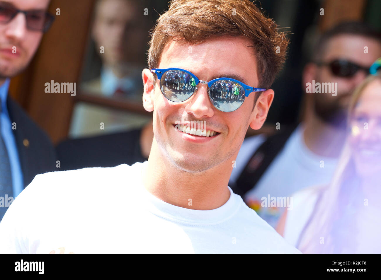 Tom daley smile hi-res stock photography and images - Alamy