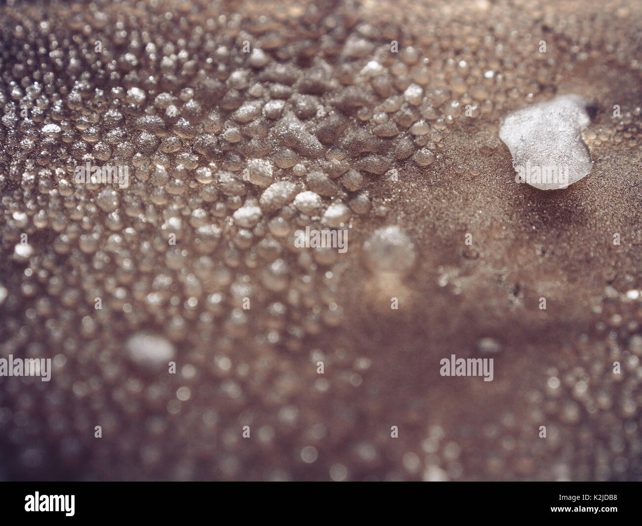Frozen water drops Stock Photo - Alamy