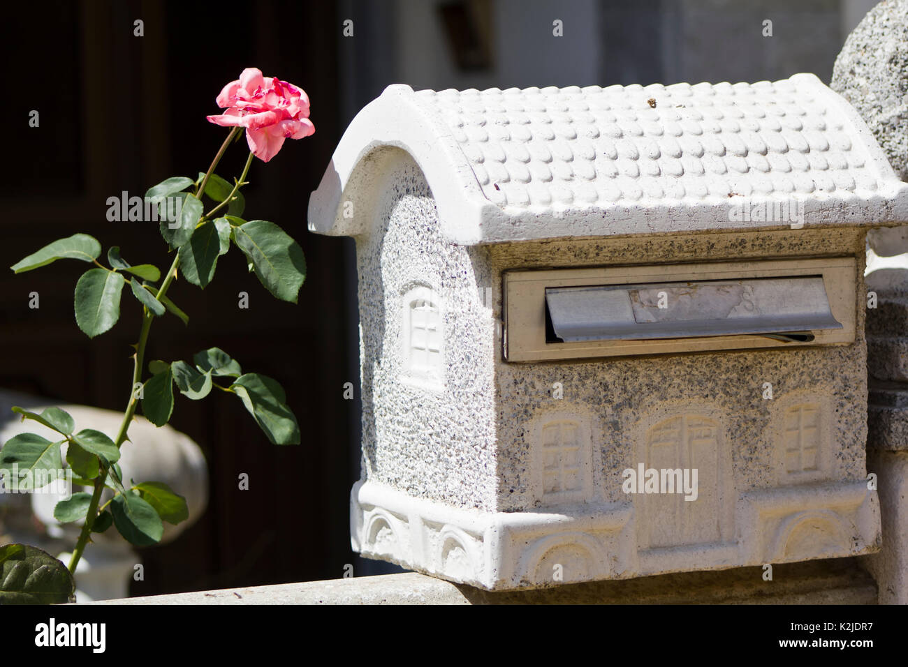 Letter mail box shape house hi-res stock photography and images - Alamy