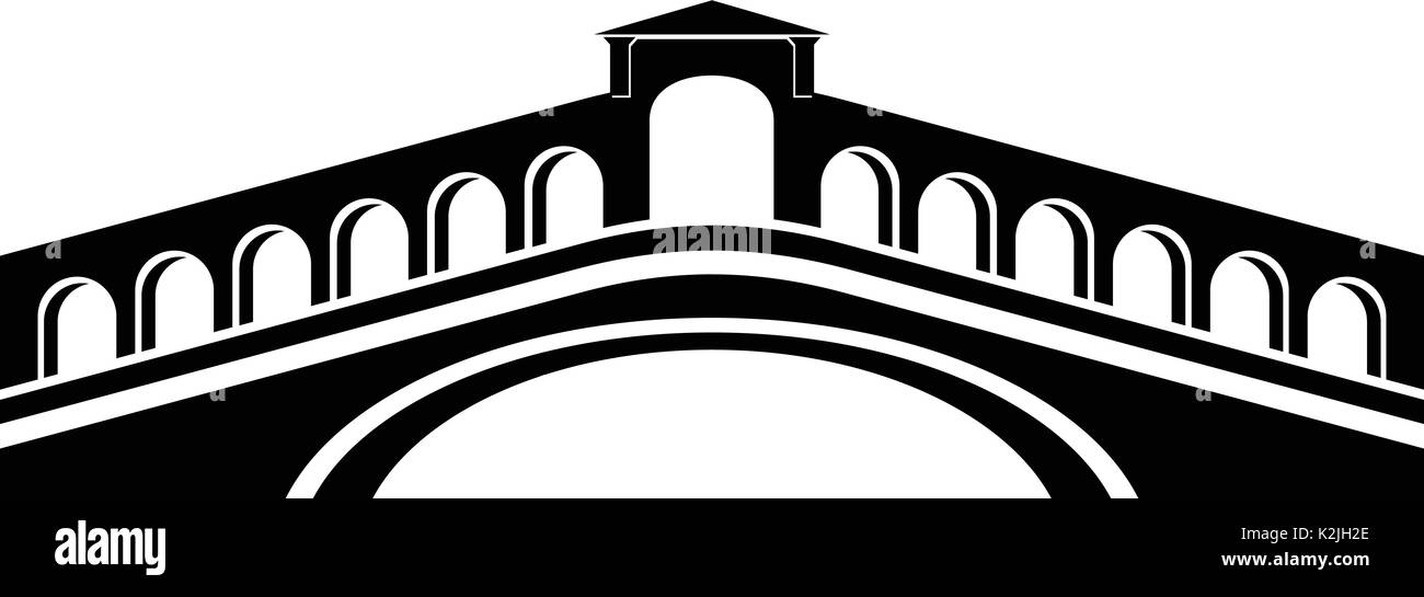 Rialto bridge icon, simple black style Stock Vector Image & Art - Alamy