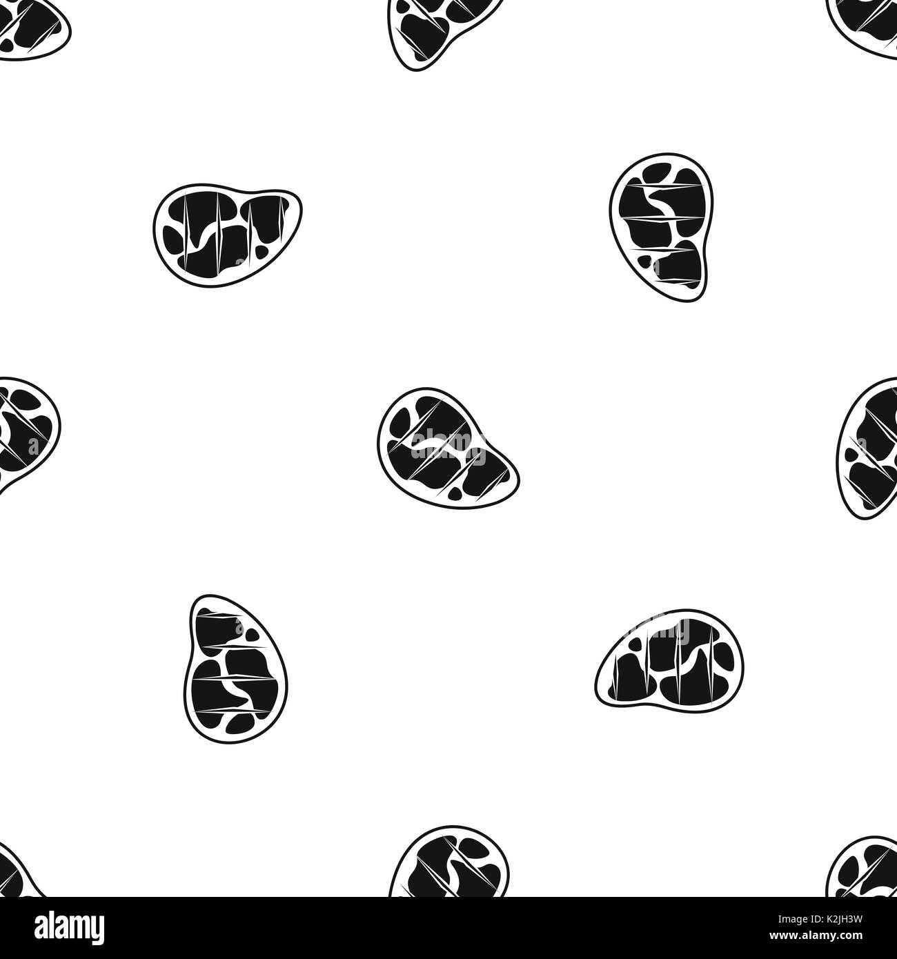 Steak pattern seamless black Stock Vector Image & Art - Alamy