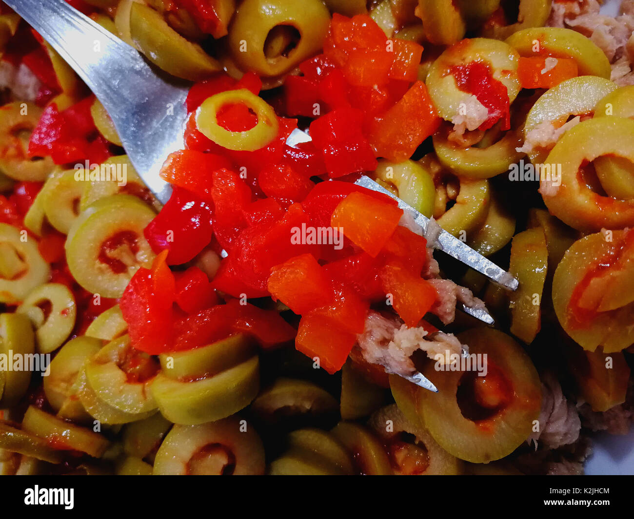 food cut ingredients Stock Photo - Alamy