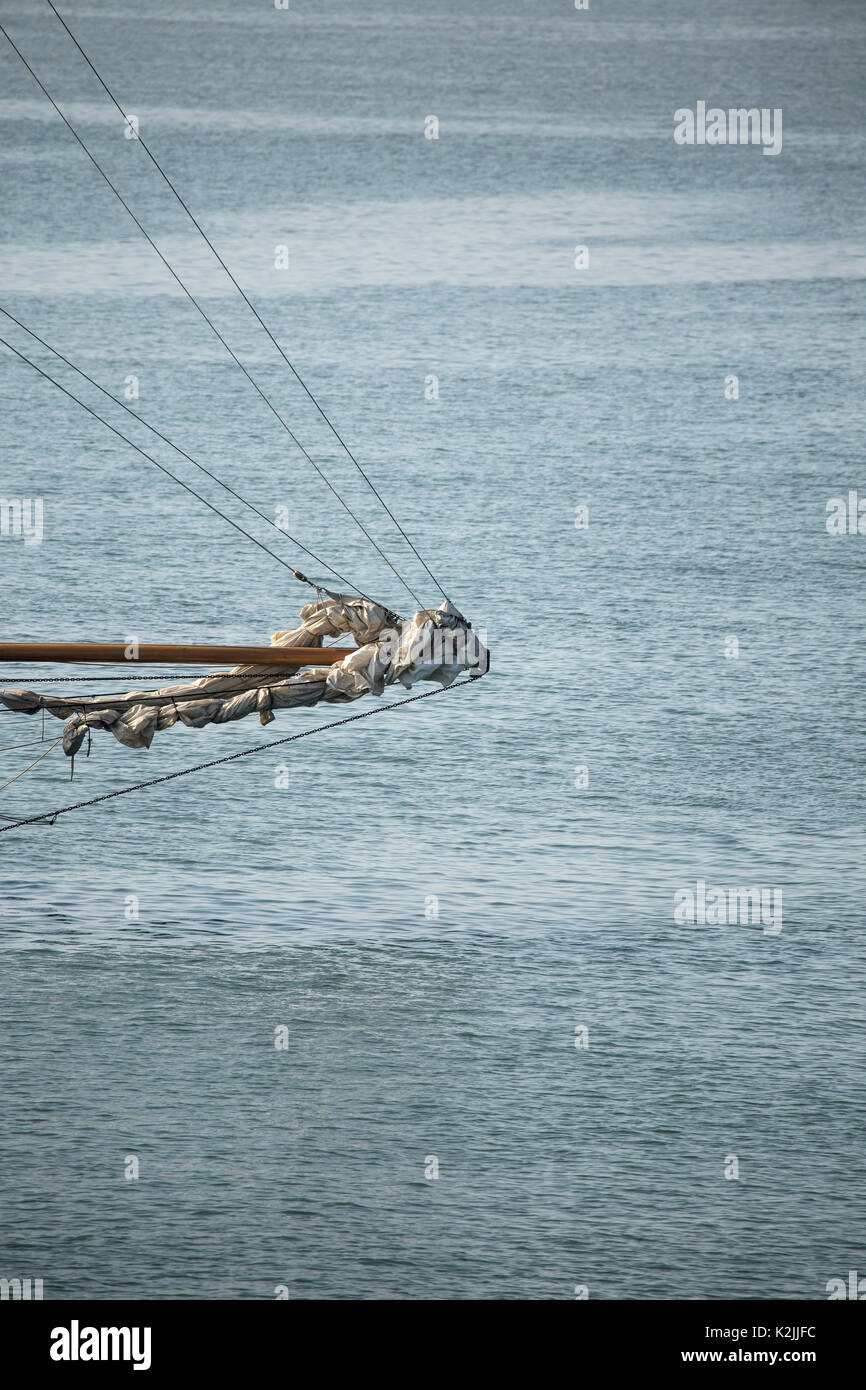 Bowsprit of Thames Barge 'Pudge' Preparing to Start 54th Annual Barge ...