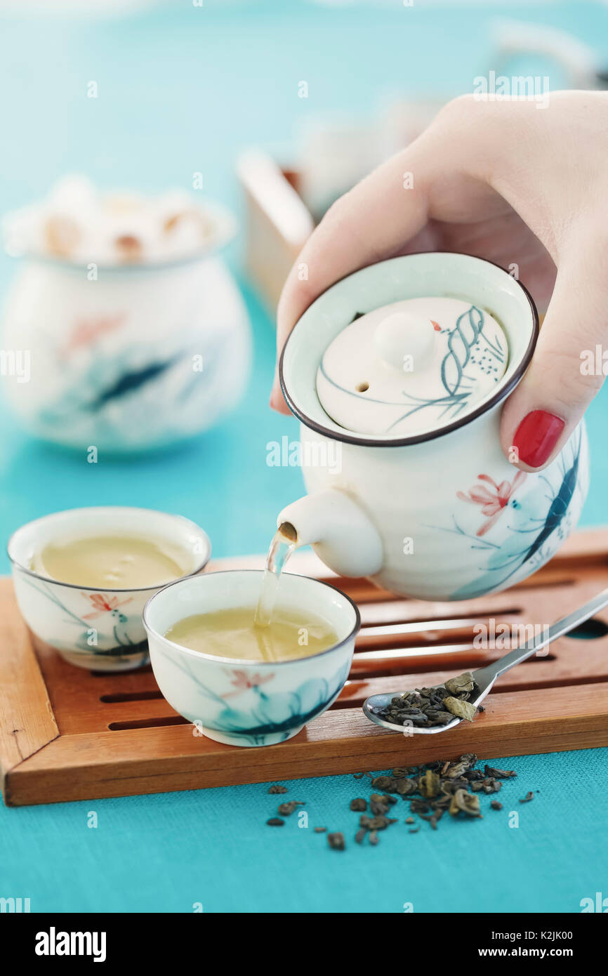 Preparing chinese herbal tea hi-res stock photography and images - Alamy