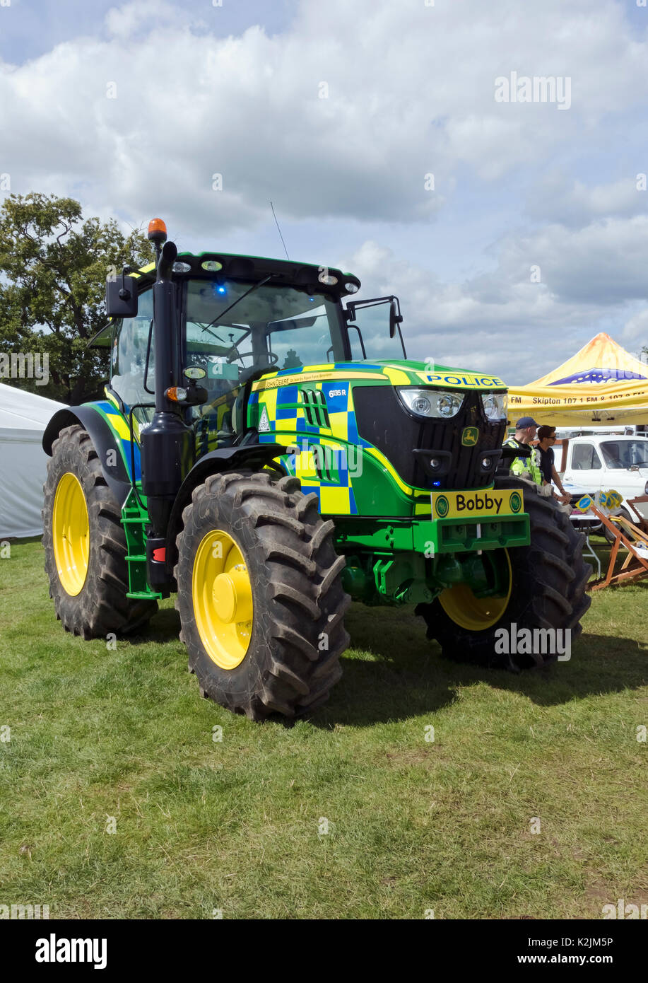 John deere police tractor hi-res stock photography and images - Alamy