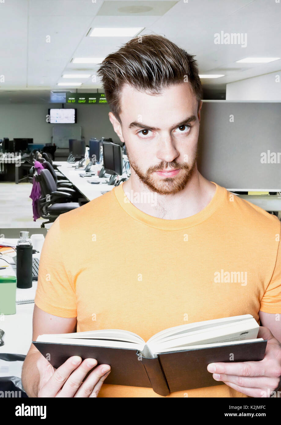 Young attractive employer in hi-res stock photography and images - Alamy