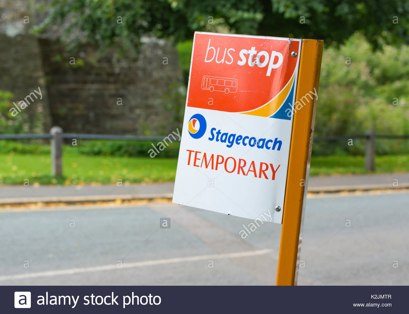 Temporary Bus Stop Stock Photos & Temporary Bus Stop Stock Images - Alamy