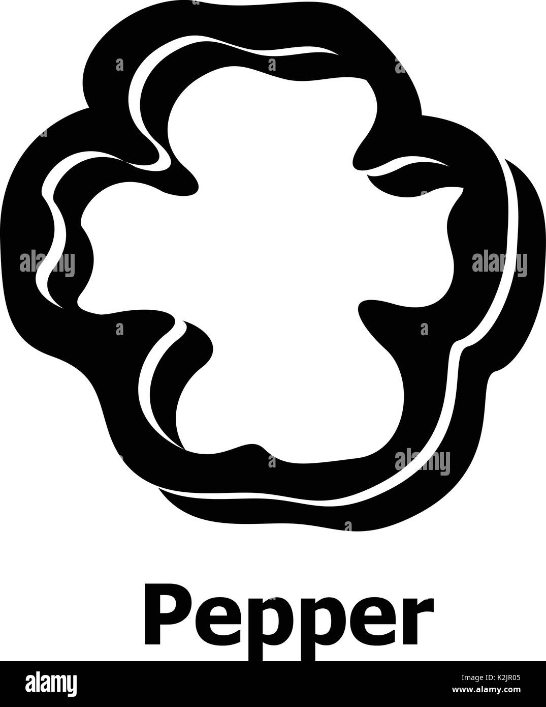 Pepper icon, simple black style Stock Vector Image & Art - Alamy