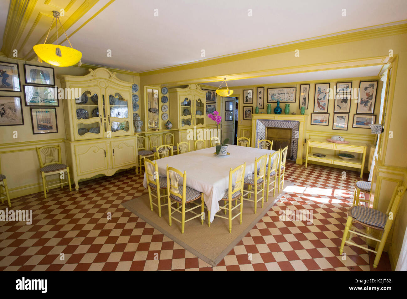 Monet house interior hi-res stock photography and images - Alamy