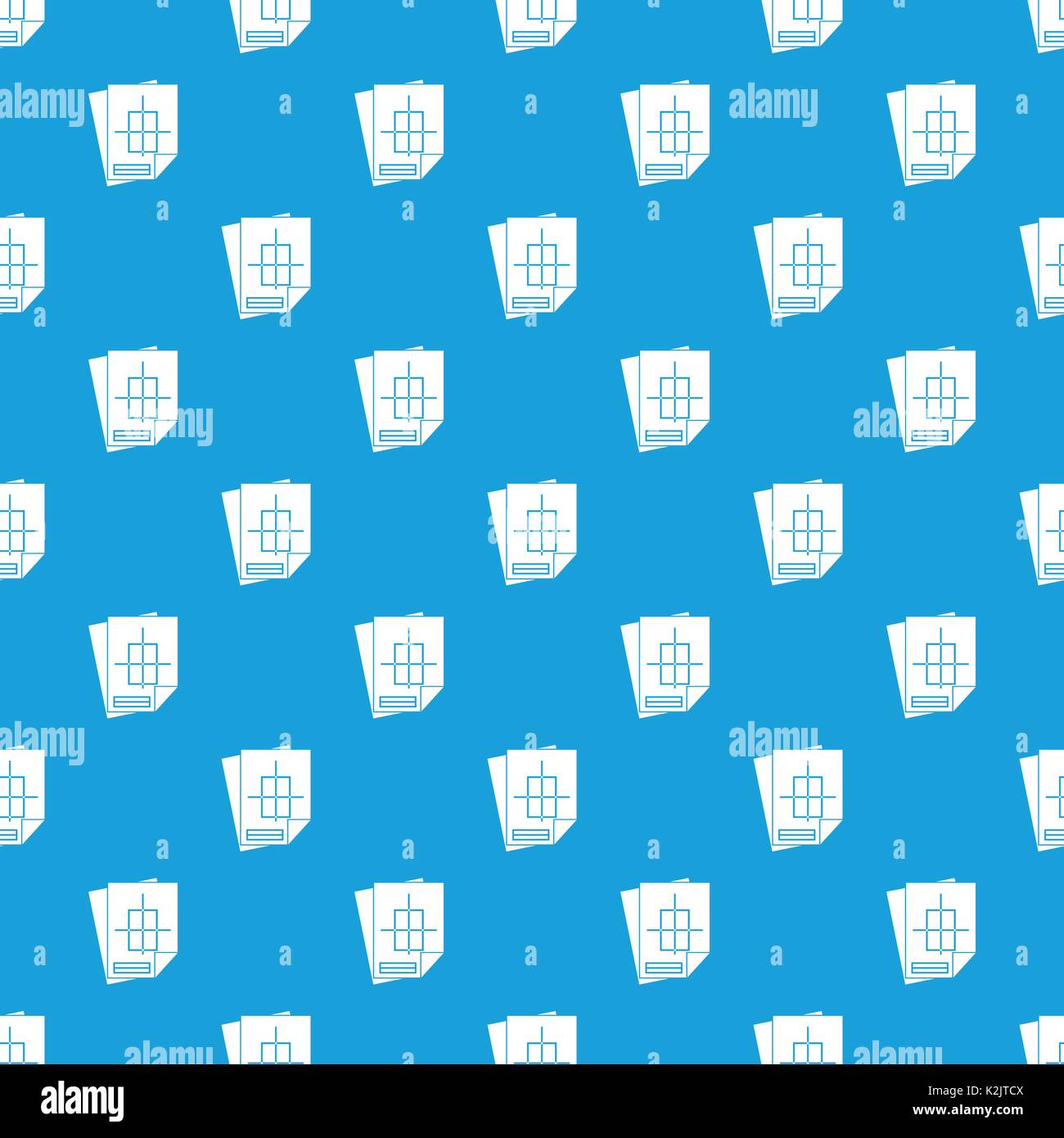 Home construction project pattern seamless blue Stock Vector Image ...
