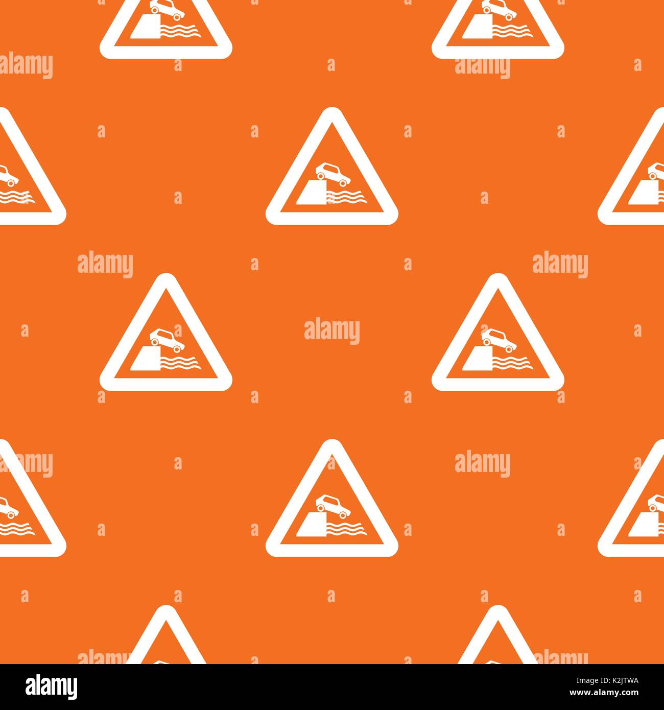 Riverbank traffic sign pattern seamless Stock Vector Image & Art - Alamy