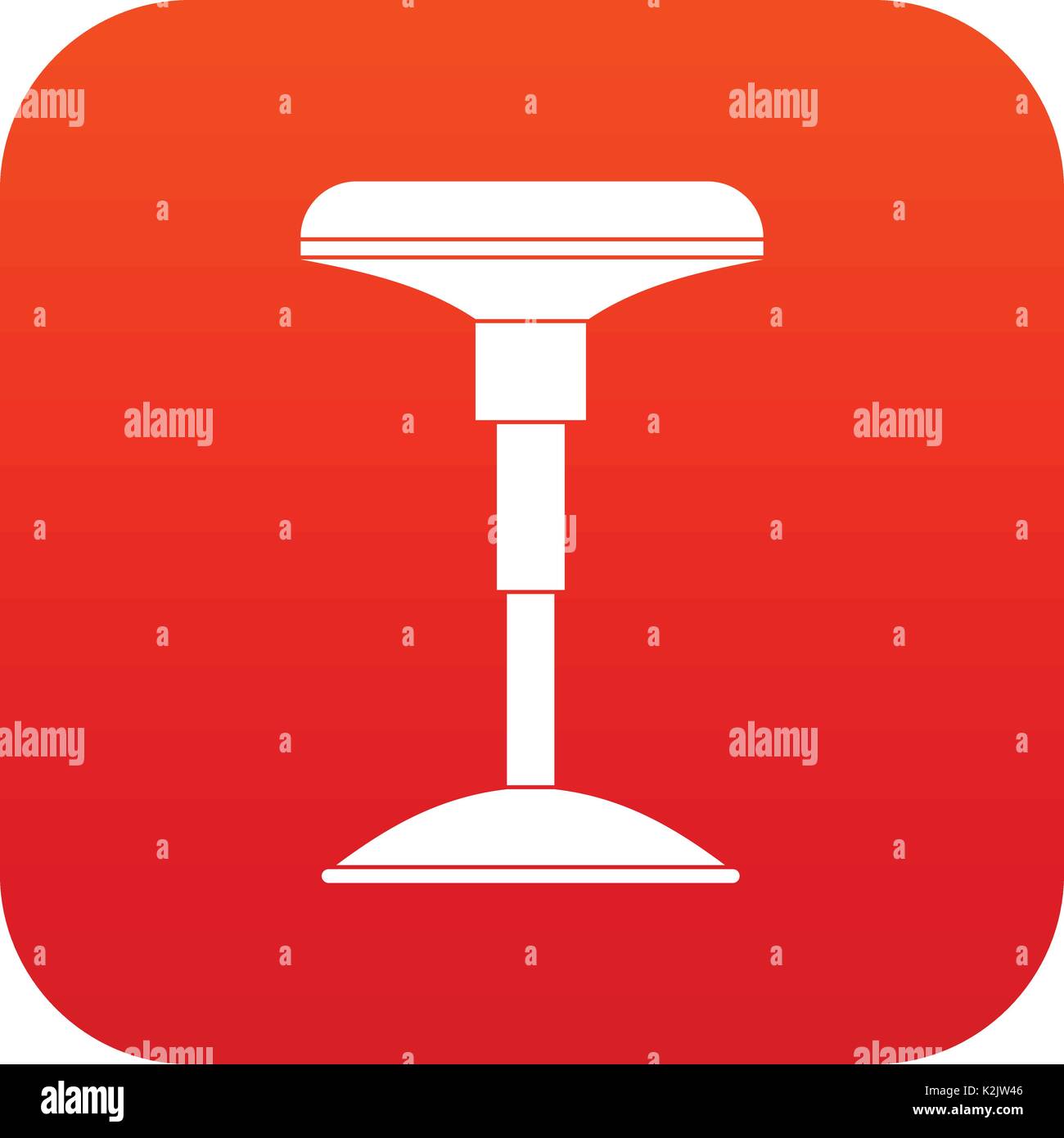 Red plastic stool Stock Vector Images - Alamy