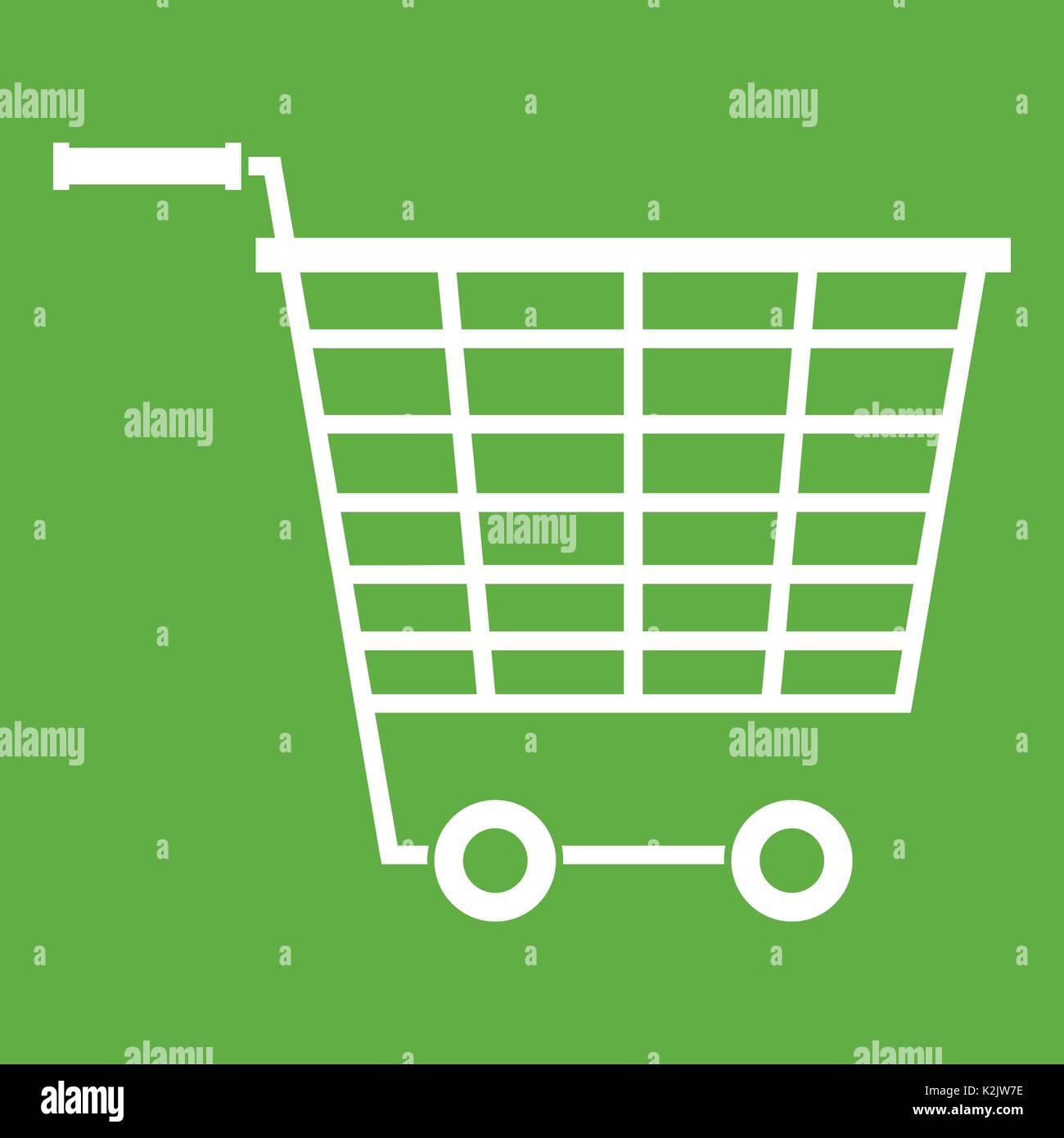 Green plastic trolley Stock Vector Images - Alamy