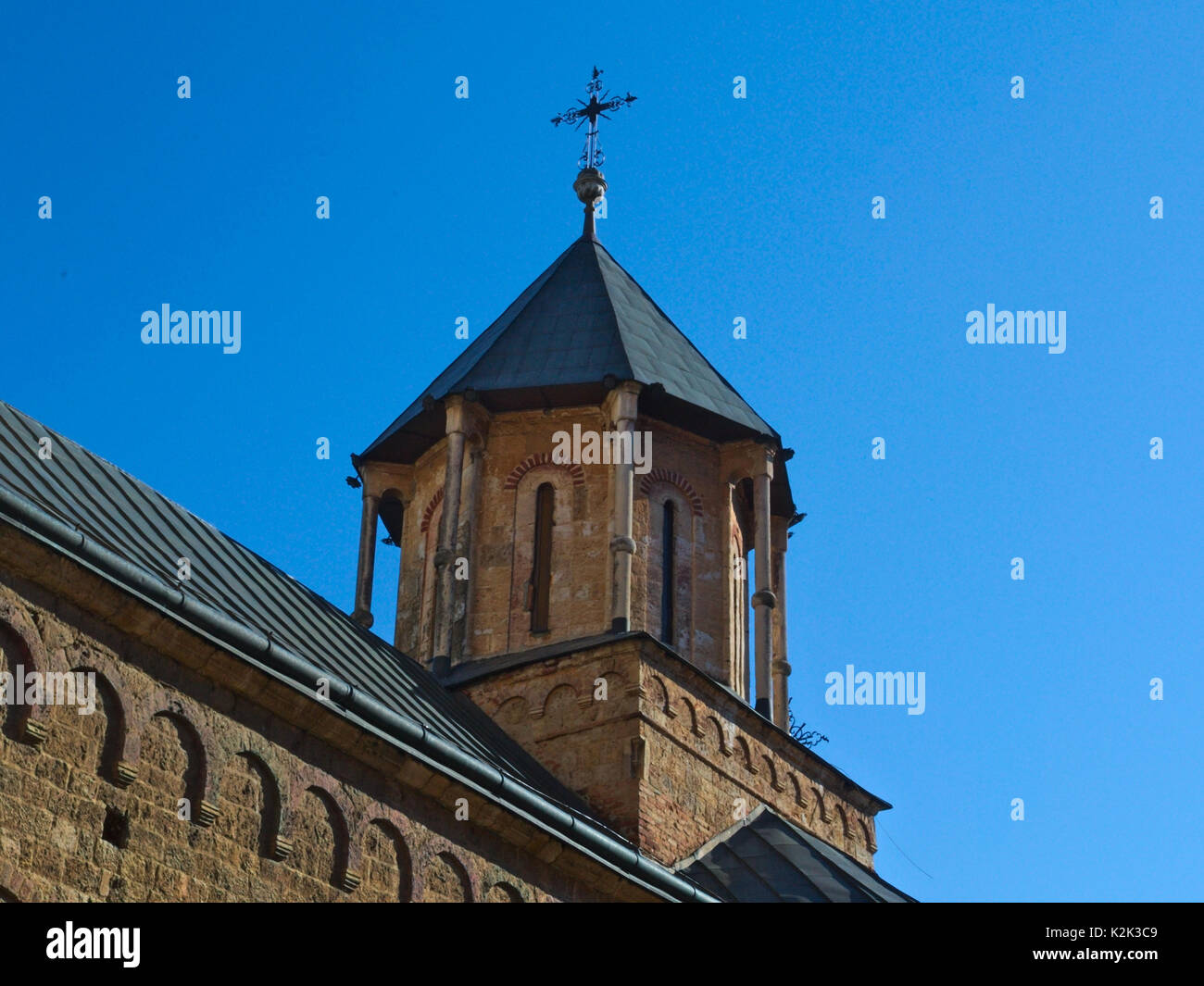 Tower of main Church in Monastery complex Privina Glava, Sid, Serbia ...
