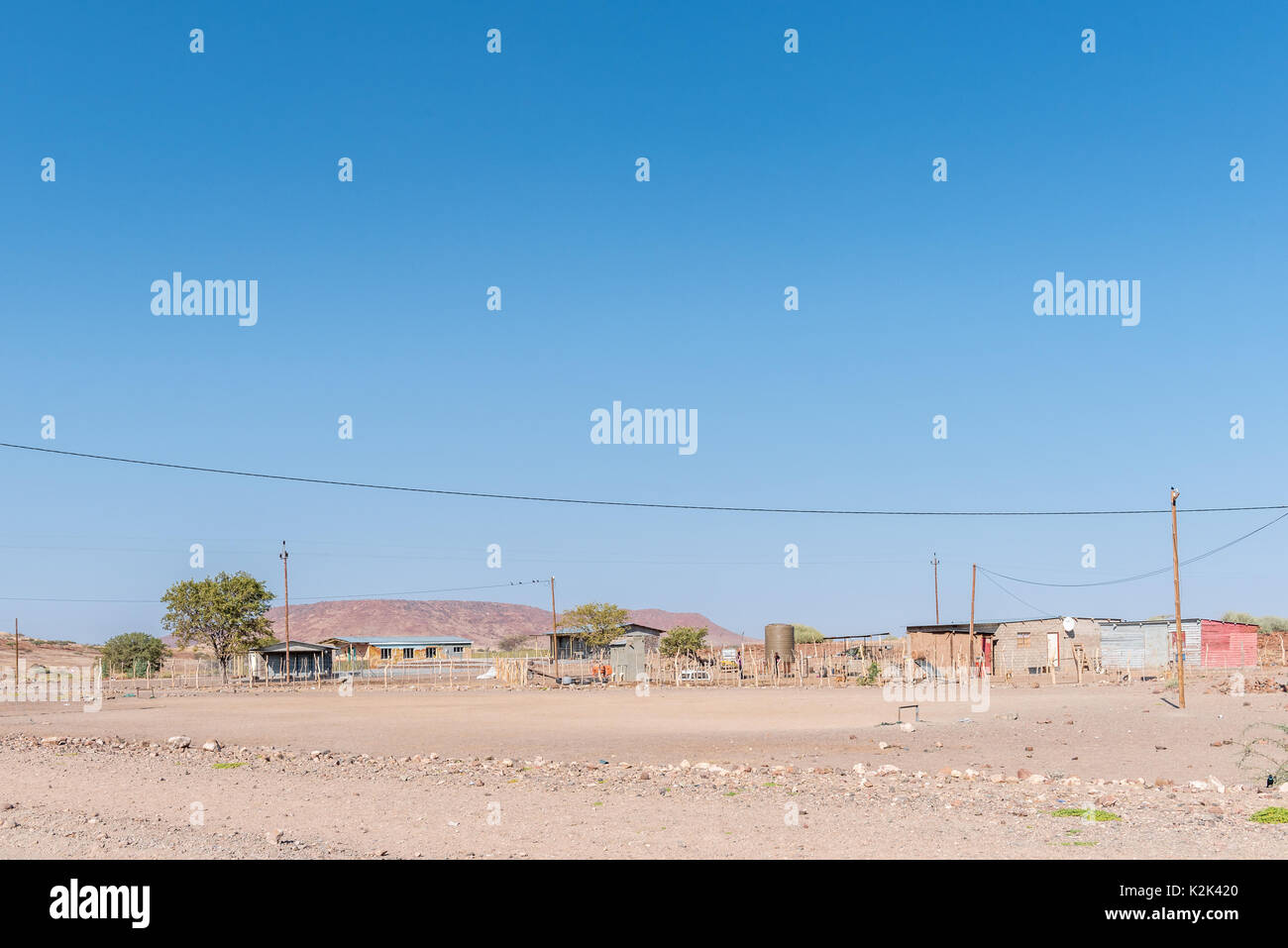 Namibia village house hi-res stock photography and images - Alamy