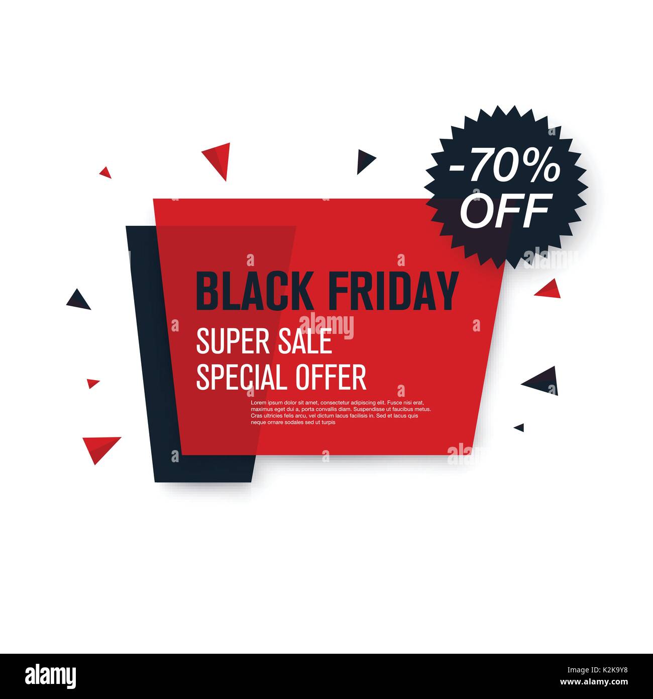 Black friday banner layout Cut Out Stock Images & Pictures - Alamy