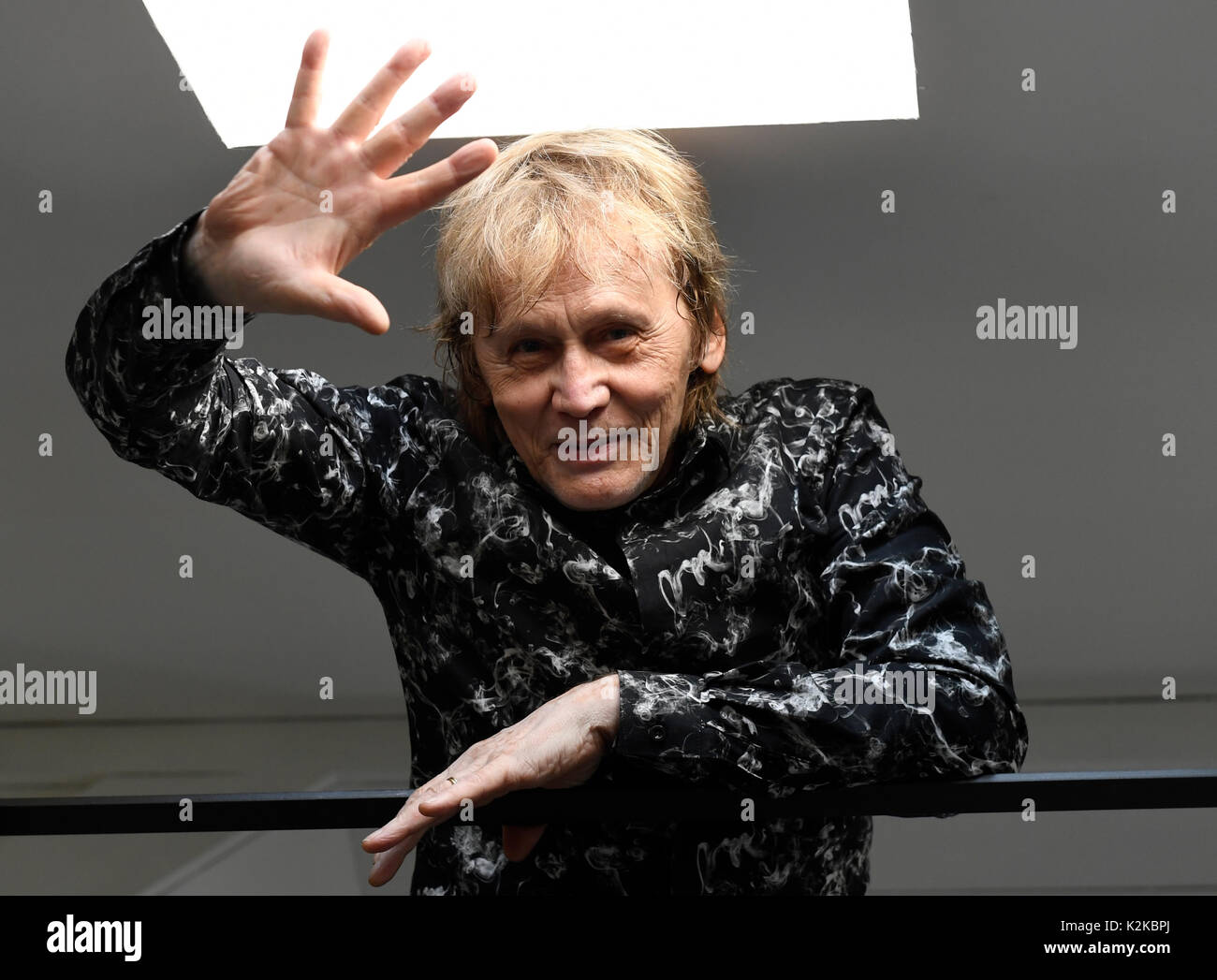 Prague, Czech Republic. 30th Aug, 2017. Czech born US guitarist Ivan ...