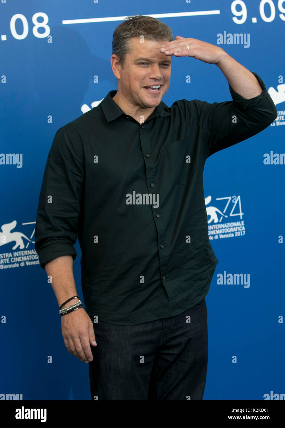 Venice, Italy. 30th Aug, 2017. Matt Damon attends the photocall of ...