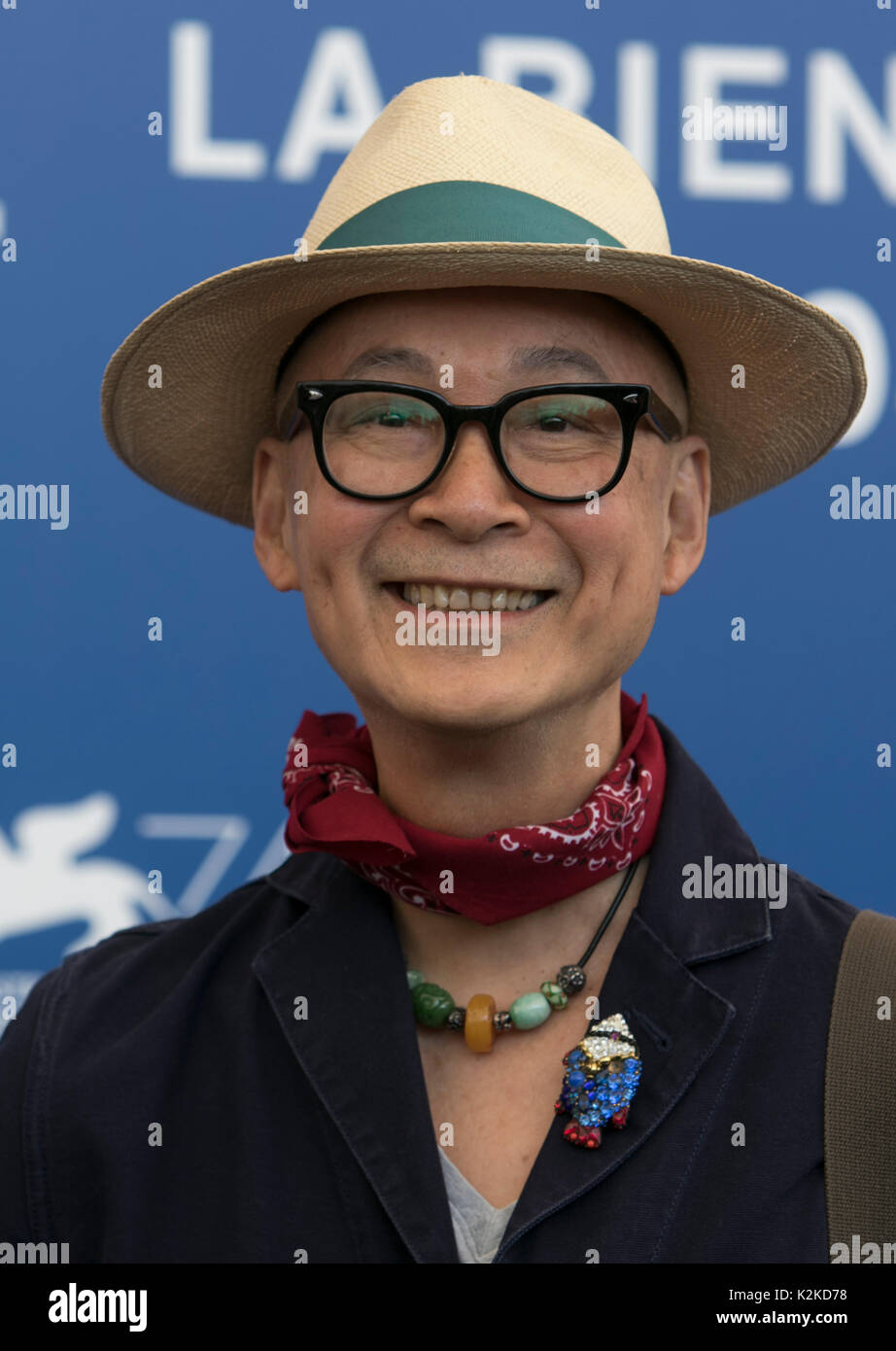 Venice, Italy. 30th Aug, 2017. Director Yonfan attends the jury ...
