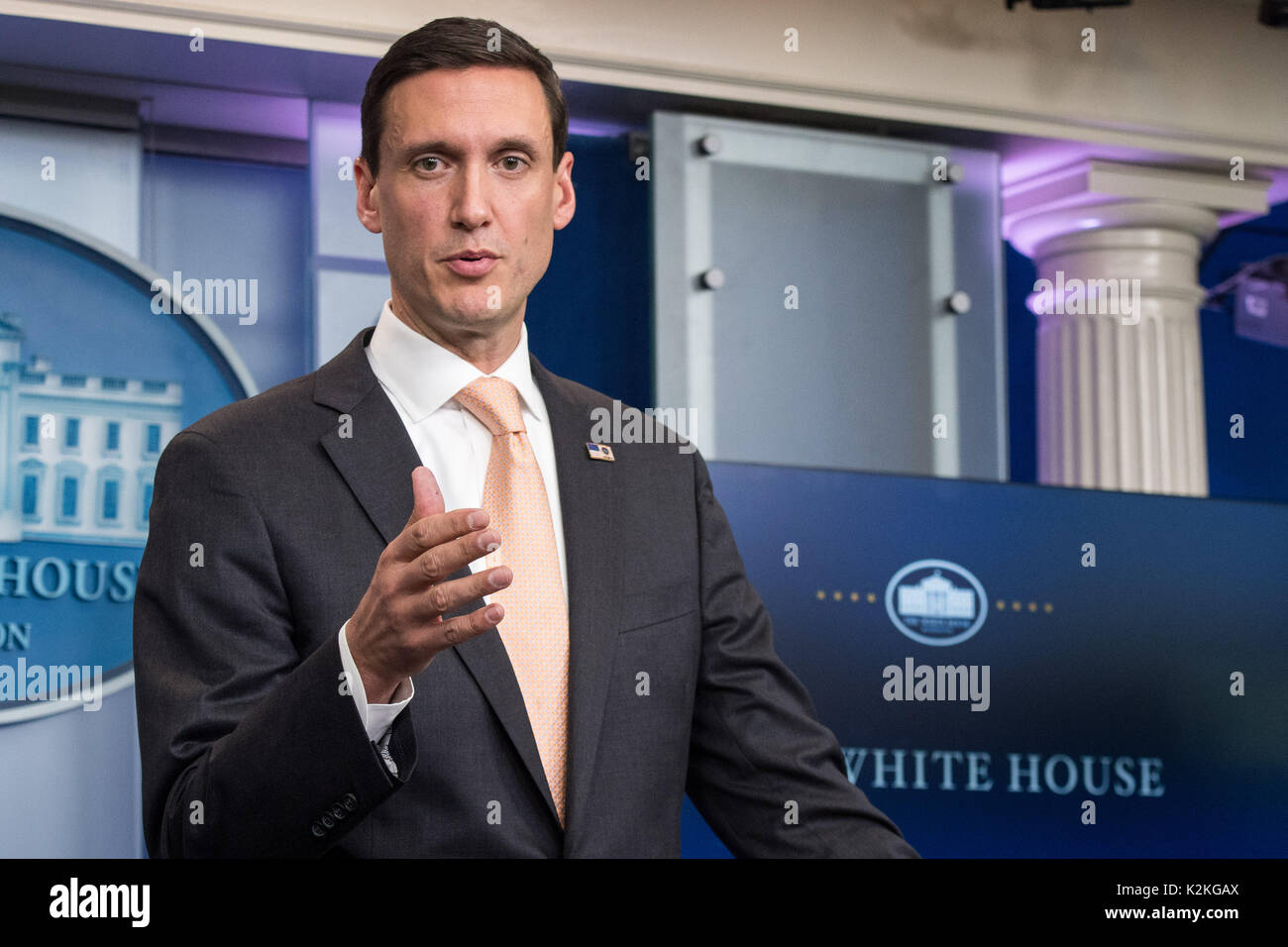 Washington, D.C, USA. 31st Aug, 2017. White House Homeland Security ...
