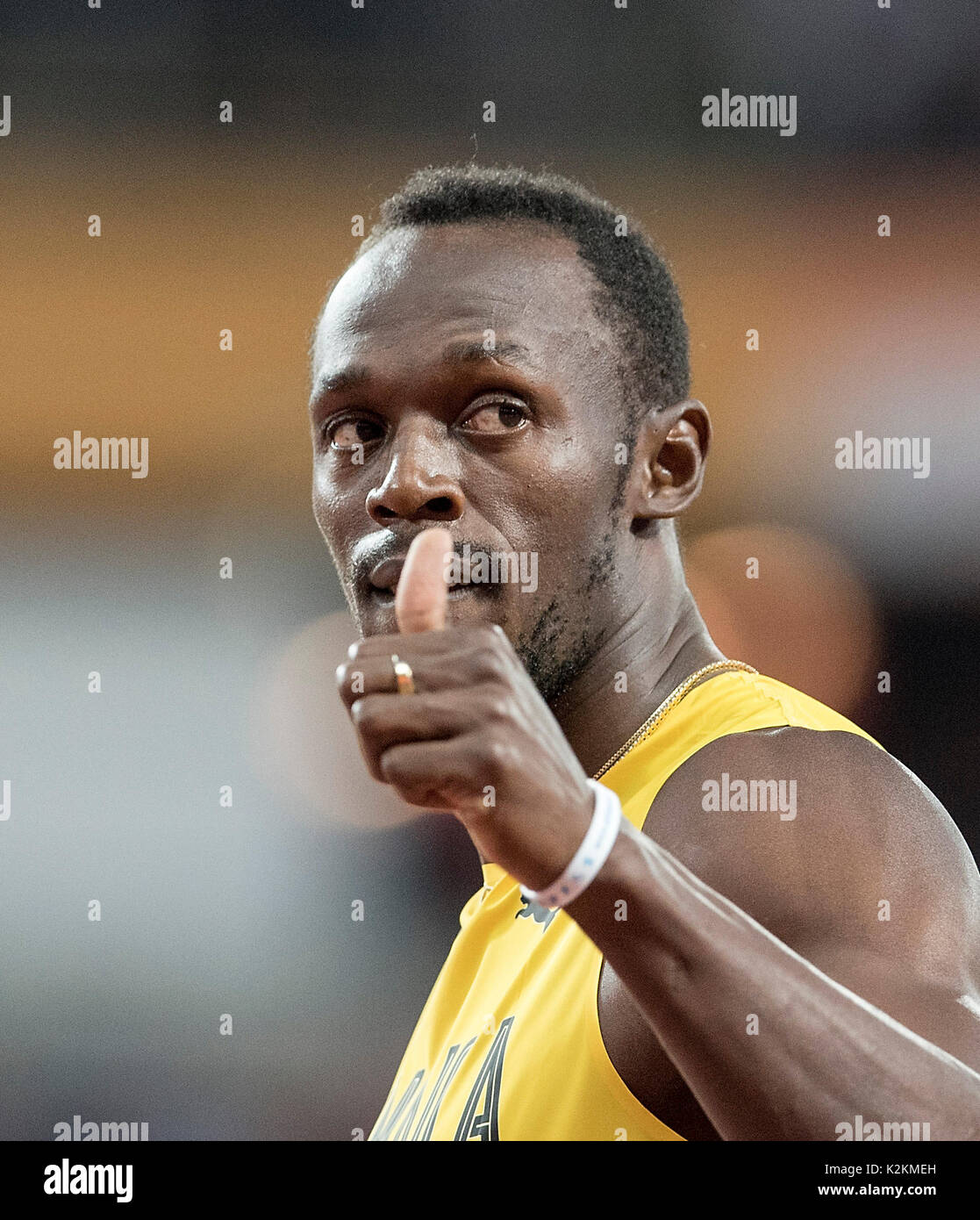 Portrait of usain bolt hi-res stock photography and images - Alamy