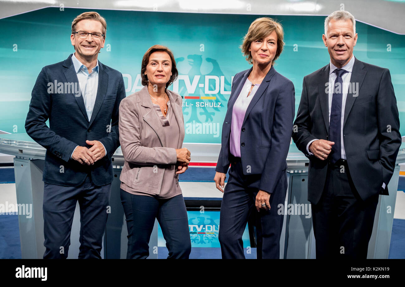 Maischberger merkel hi-res stock photography and images - Alamy