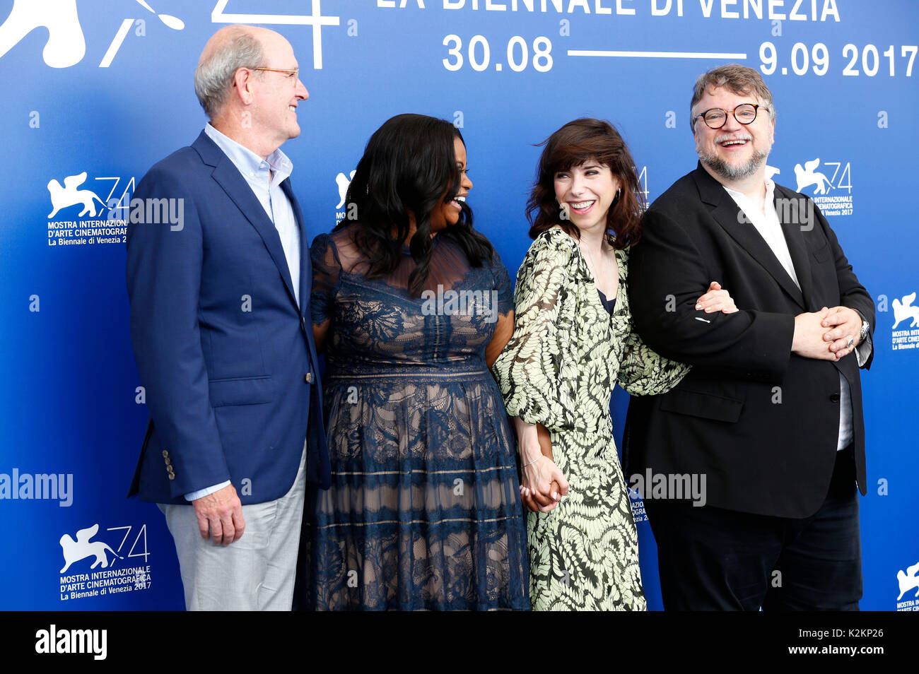 Venice, Italy. 31st Aug, 2017. Richard Jenkins, Octavia Spencer, Sally ...